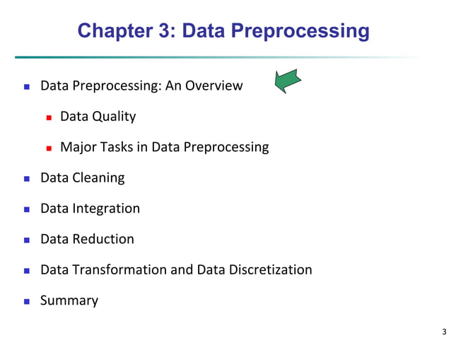 Data Mining: Concepts and Techniques (3rd ed.) - Chapter 3 preprocessing | PPT