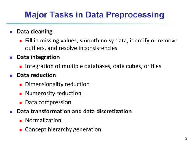 Data Mining: Concepts and Techniques (3rd ed.) - Chapter 3 preprocessing | PPT