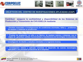 Laboratorio de Metrologia en el Parque cientifico Tecnologico de Edelca ...