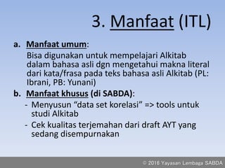 (Bible) Interlinear | PPTX