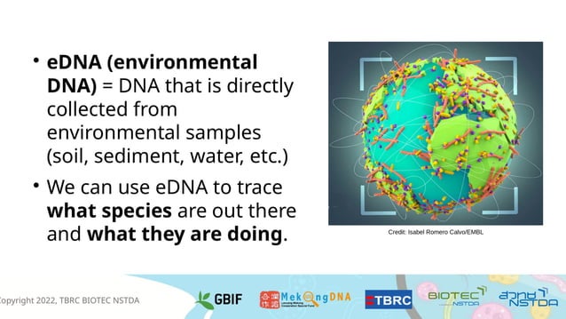 eDNA data analysis and mobilization for conservation of microbial ...