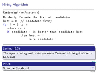03 Analysis of Algorithms: Probabilistic Analysis | PDF