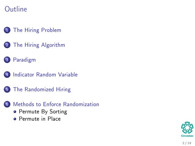 03 Analysis of Algorithms: Probabilistic Analysis | PDF | Job Search ...
