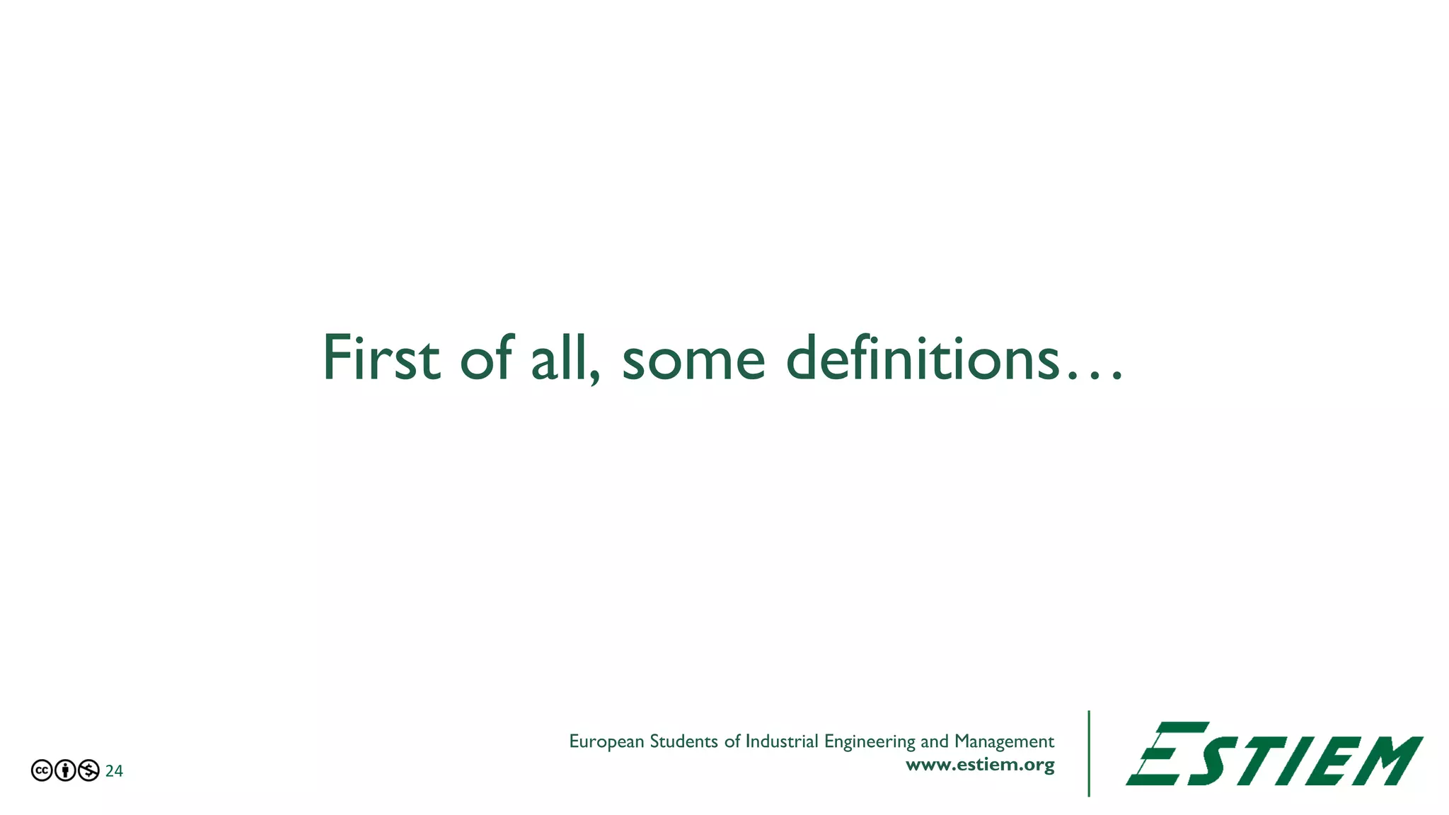 03 - Process mapping & Bottleneck Identification - ESTIEM Lean Six ...