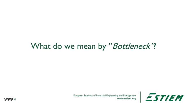 03 - Process mapping & Bottleneck Identification - ESTIEM Lean Six ...