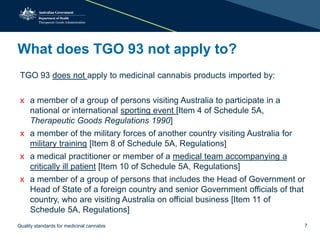 Presentation: Quality standards for medicinal cannabis: The ...