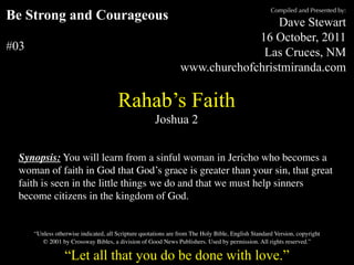 Rahab's Faith | PDF