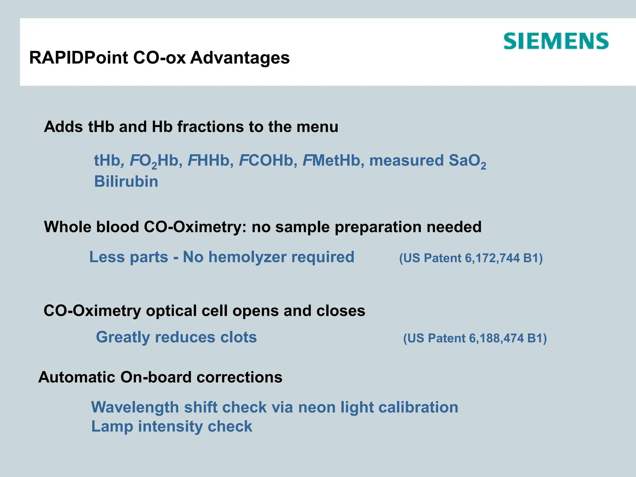 ANALIZADOR GASES ARTERIALES SIEMENS COOXYMETRO | PPT