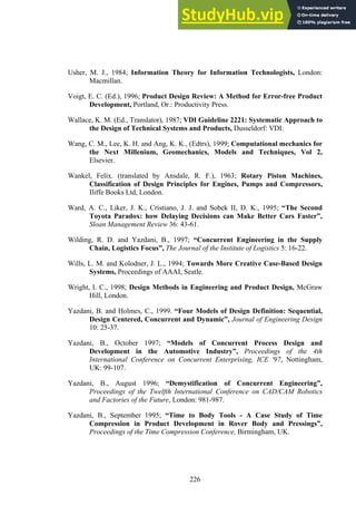 03 Refs to thesis INNOVATIVE MECHANICAL DESIGN WITH A CASE STUDY OF ...