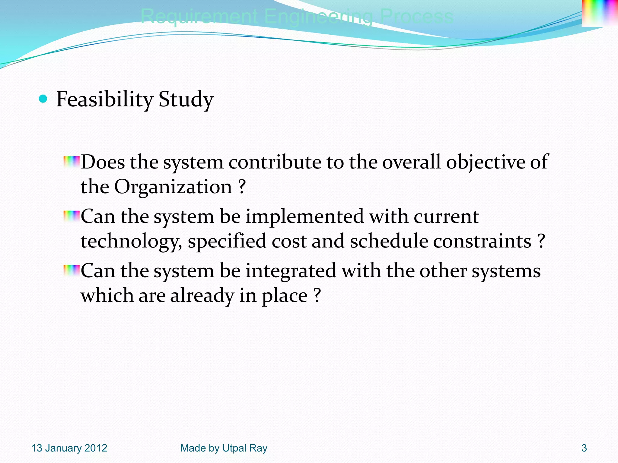 03 requirement engineering_process | PPTX | Operating Systems | Computer Software and Applications