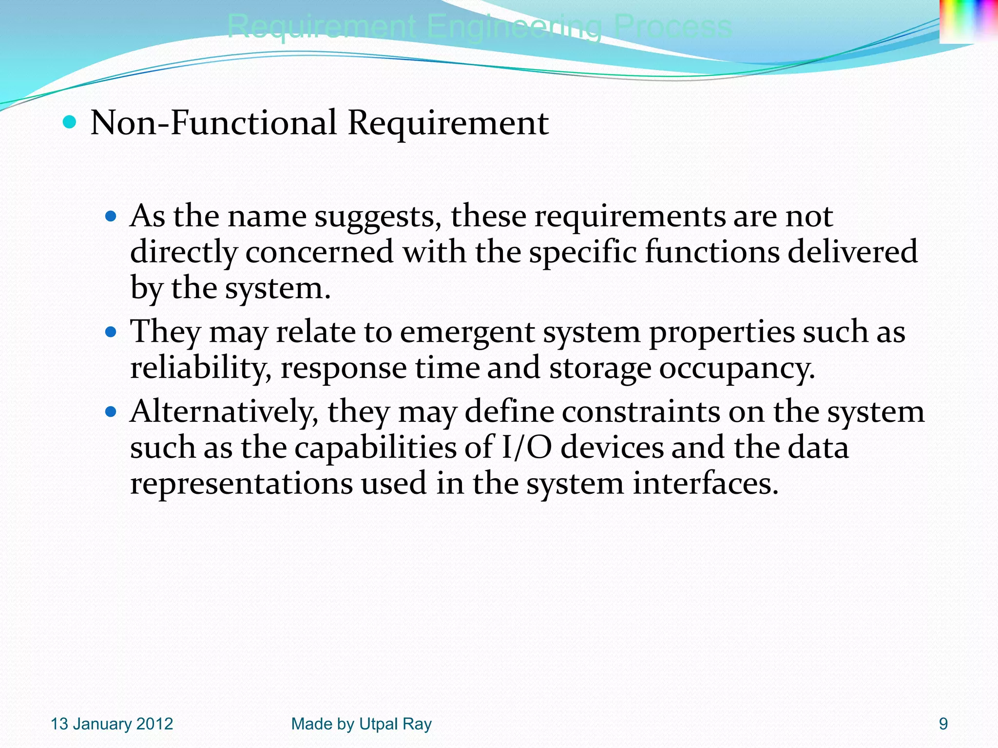 03 requirement engineering_process | PPTX | Operating Systems | Computer Software and Applications