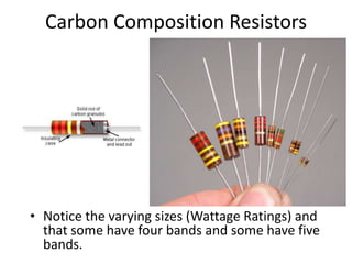 03 resistors and color code | PPTX | Chemistry | Science