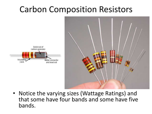 03 resistors and color code | PPTX | Chemistry | Science