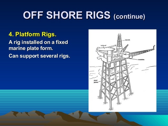 rig types and its components