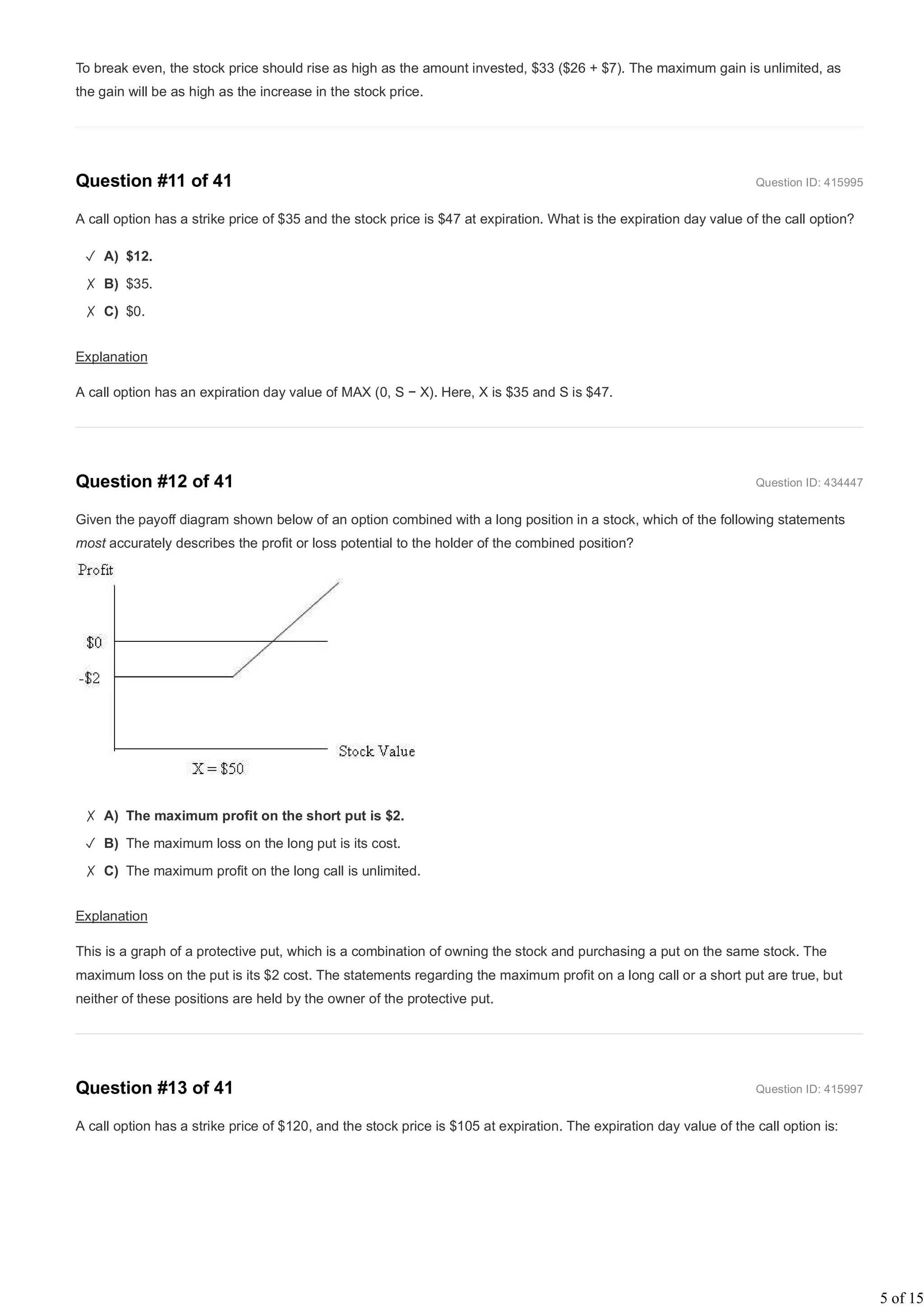 03 risk management applications of option strategies | PDF | Stocks and ...
