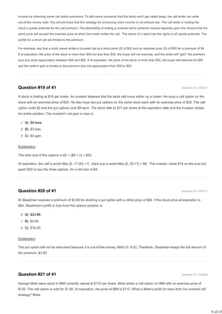 03 risk management applications of option strategies | PDF | Stocks and Bonds | Personal Investing