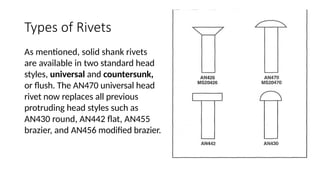 TYPE OF RIVETS USE IN AVIATION/AIRCRAFT.pptx