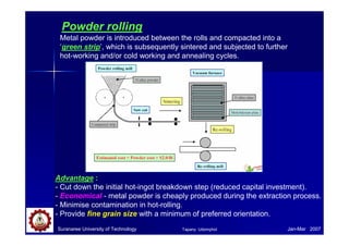 03 rolling of metals | PDF
