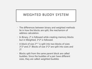Kernel Memory Allocation, Review of Relocation & Program Forms | PPTX