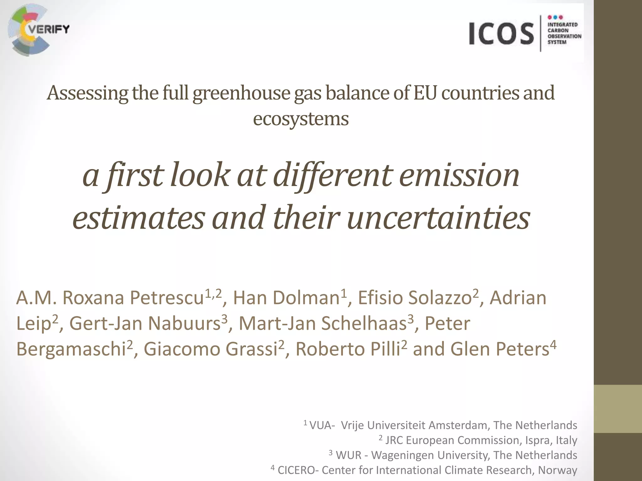Assessing the full greenhouse gas balance of EU countries and ...
