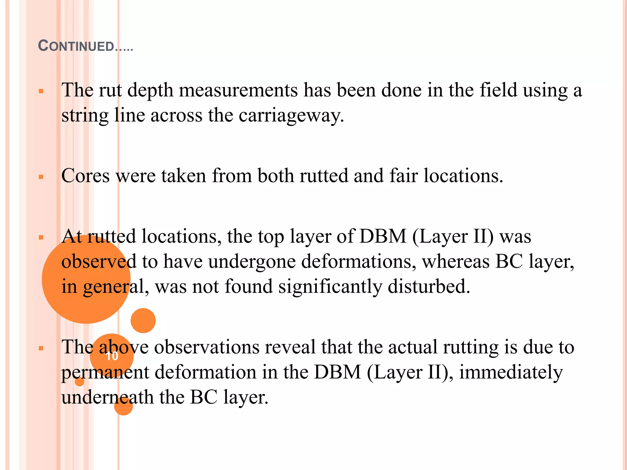 Rutting In Flexible Pavement ppt | PPTX | Geology | Science