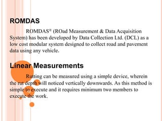 Rutting In Flexible Pavement ppt | PPTX