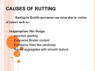 Rutting In Flexible Pavement ppt | PPTX