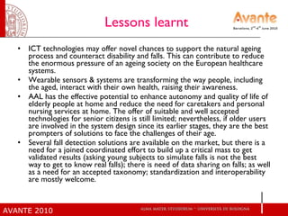 The SENSACTION-AAL experience (2007-2009) | PPT