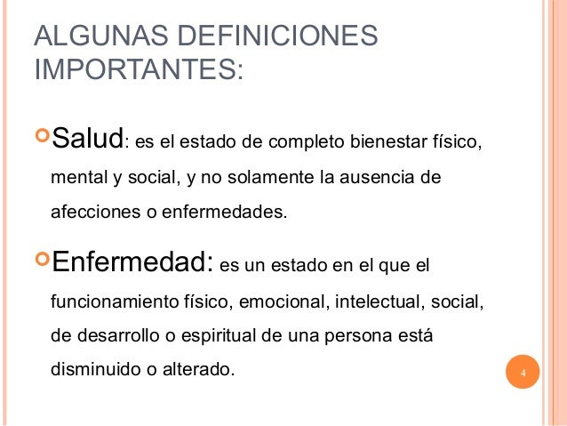 Concepto de enfermedad