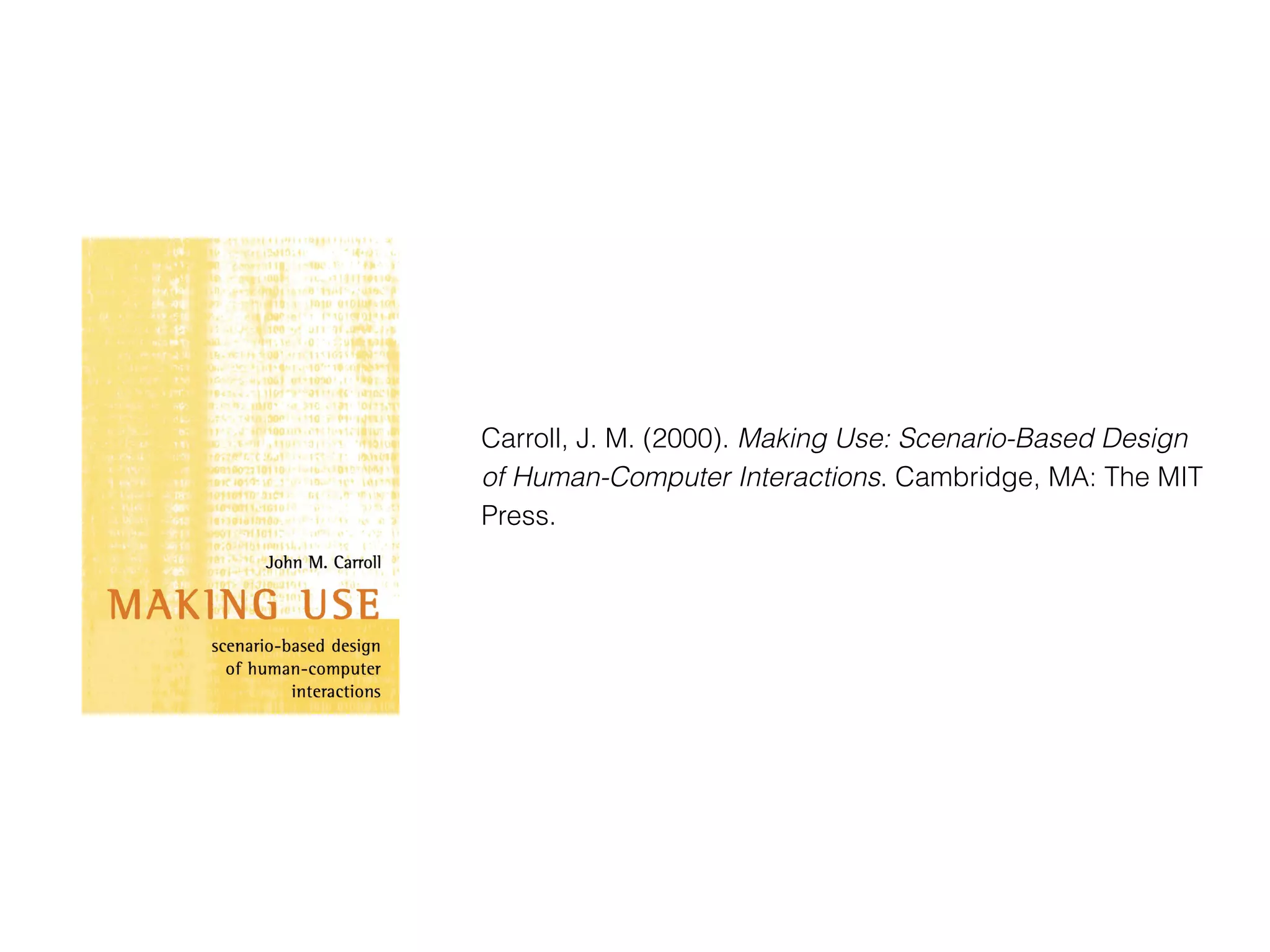 Scenario-based Design | PDF