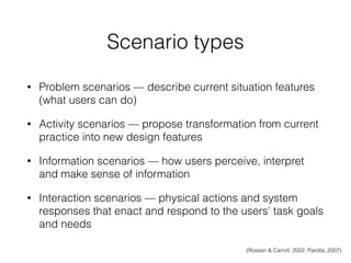 Scenario-based Design | PDF