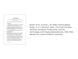 Scenario-based Design | PDF