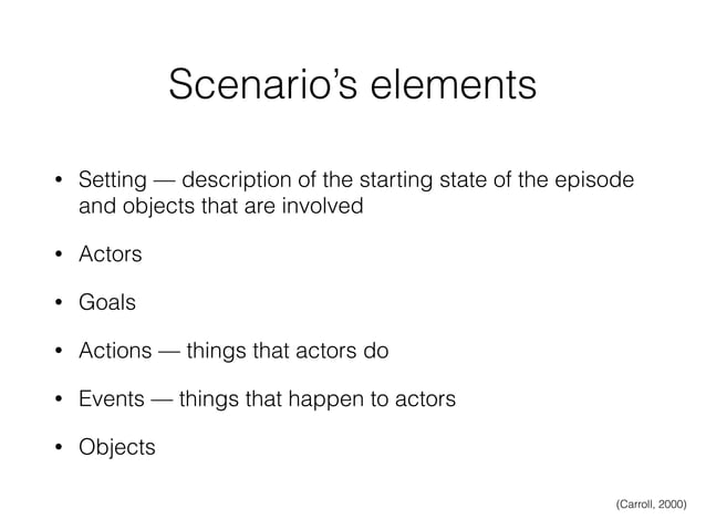 Scenario-based Design | PDF | Technology & Computing