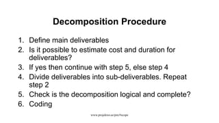Project Scope Management | PPT