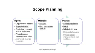 Project Scope Management | PPT