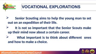 SENIOR SCOUT ACTIVITIES OF THE SCOUTINGS | PPTX