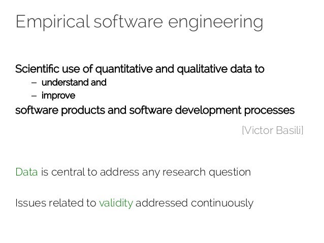 RESEARCH in software engineering