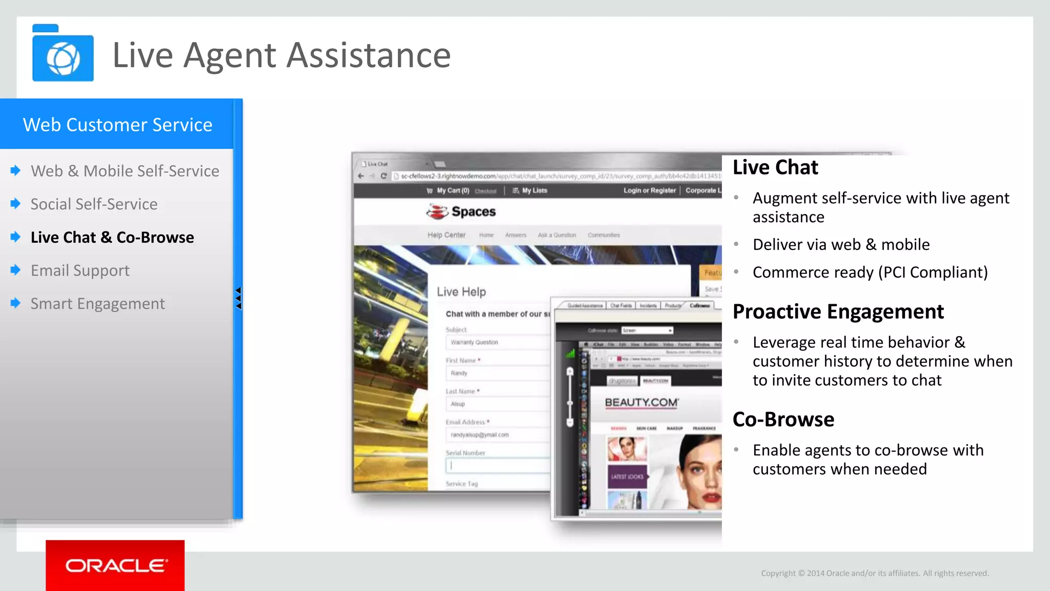 Oracle Service Cloud overview | PPTX