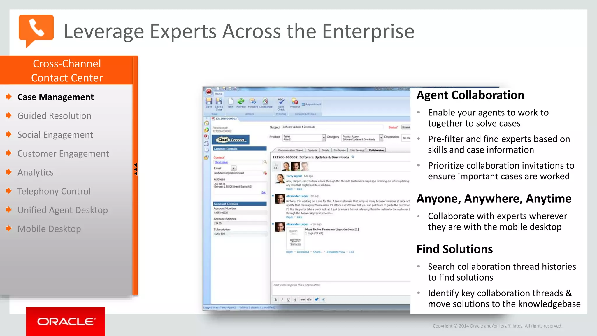 Oracle Service Cloud overview | PPTX