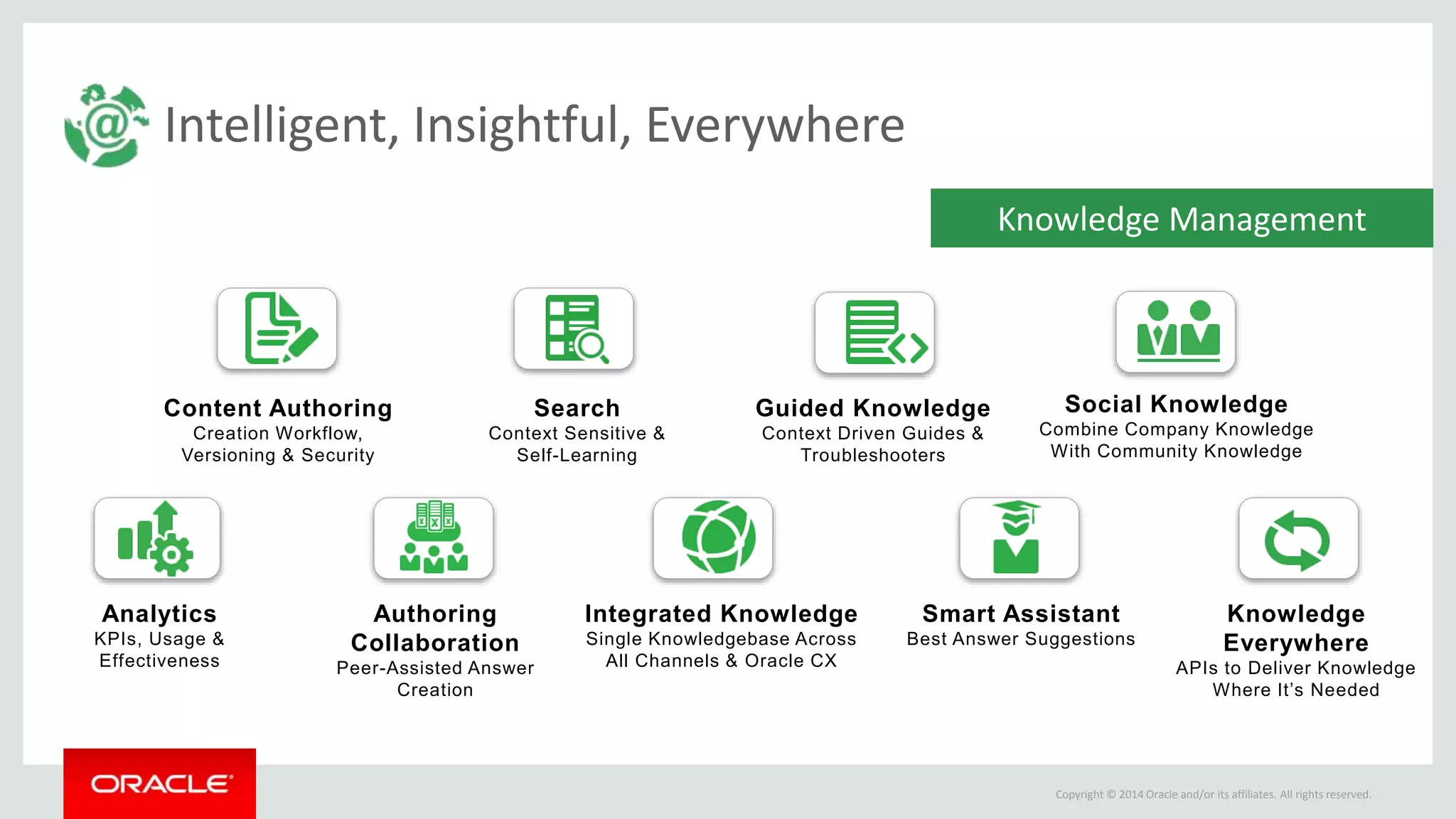 Oracle Service Cloud overview | PPTX