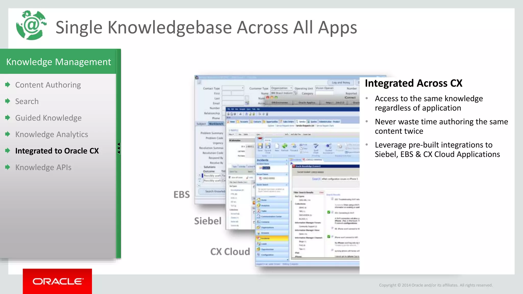 Oracle Service Cloud overview | PPTX