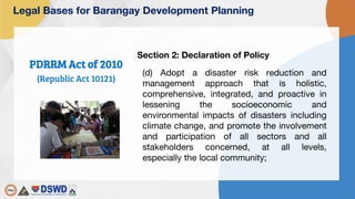 03 Session 1 - Legal Bases and Principles for Barangay Development ...