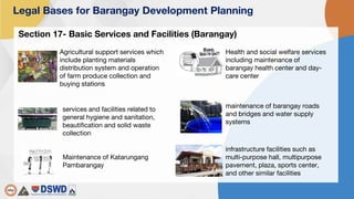 03 Session 1 - Legal Bases and Principles for Barangay Development ...