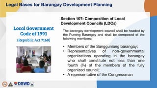 03 Session 1 - Legal Bases and Principles for Barangay Development ...
