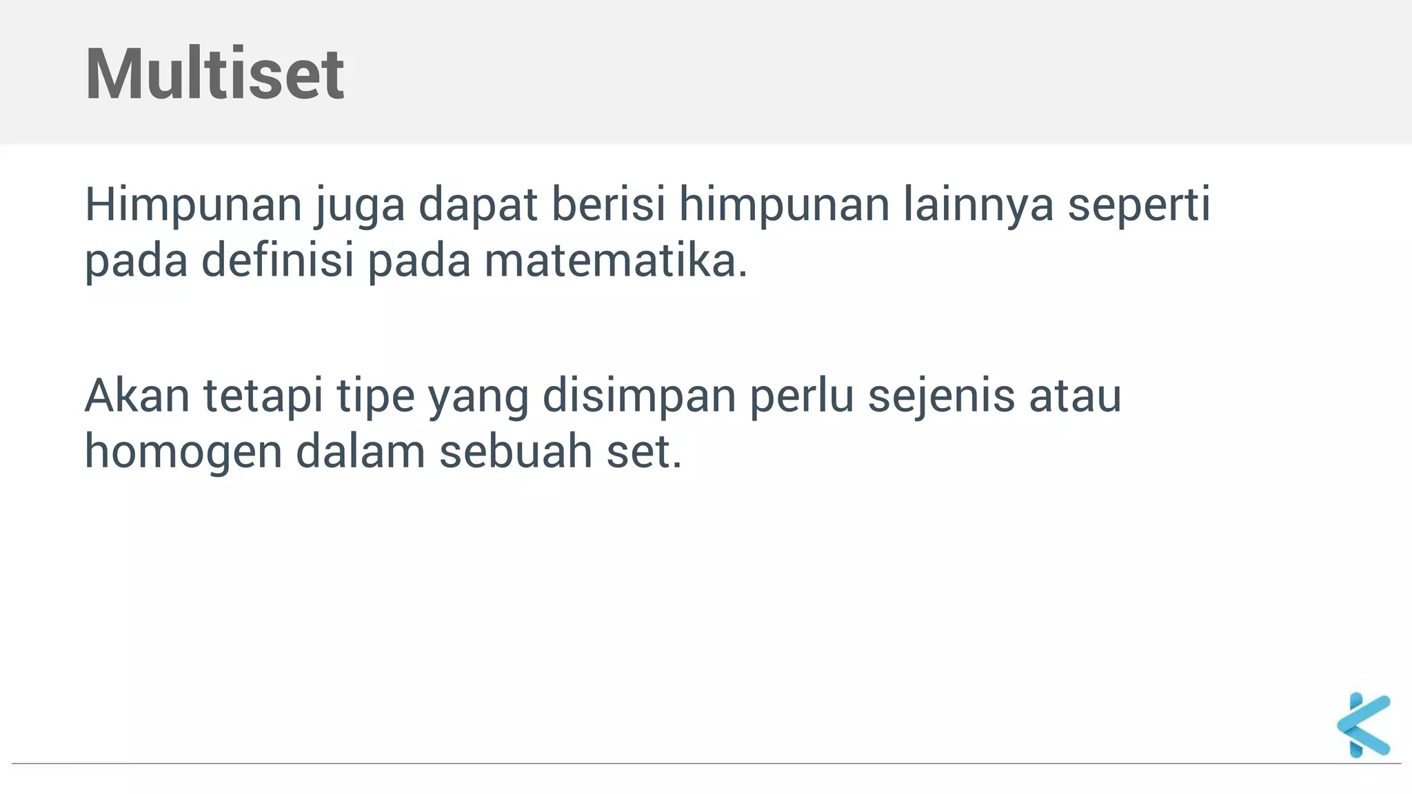 Algoritma dan Struktur Data - set | PDF