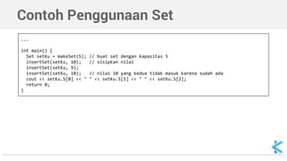 Algoritma dan Struktur Data - set | PDF