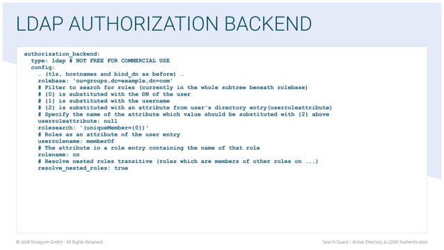 Active Directory And Ldap Security For Elasticsearch Ppt