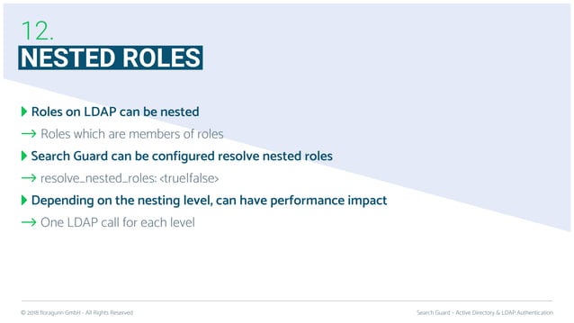 Active Directory & LDAP | Security for Elasticsearch | PPT
