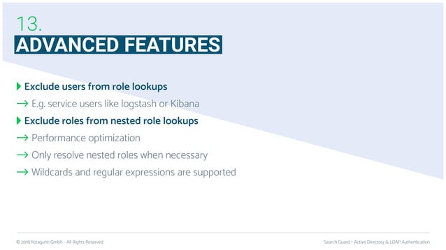 Active Directory & LDAP | Security for Elasticsearch | PPT