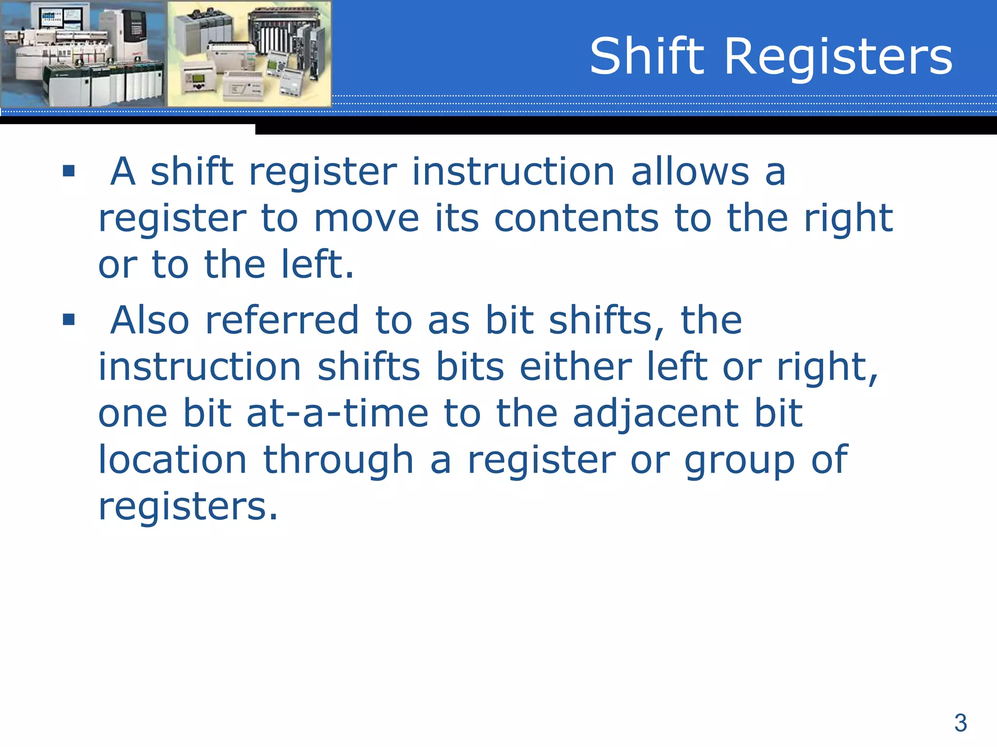 03 shift registers_and_more_data_manipulation_sp15 | PPTX